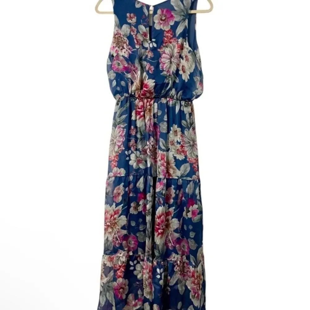 Lara G. | Dresses | Lara G By Lara Guidotti Floral Silk Blend Maxi ...